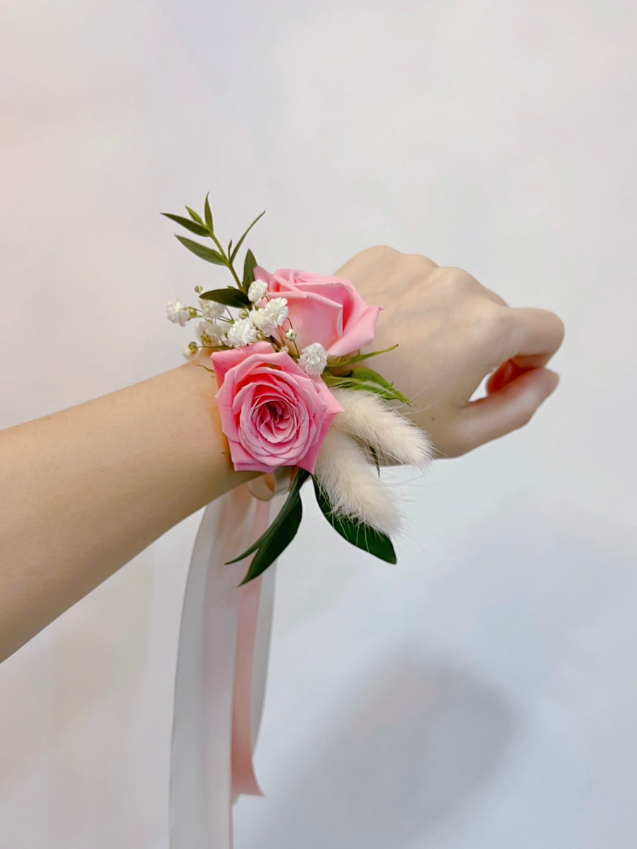 Wrist Corsage - Pink – Ladyblooms Floral & Gifts